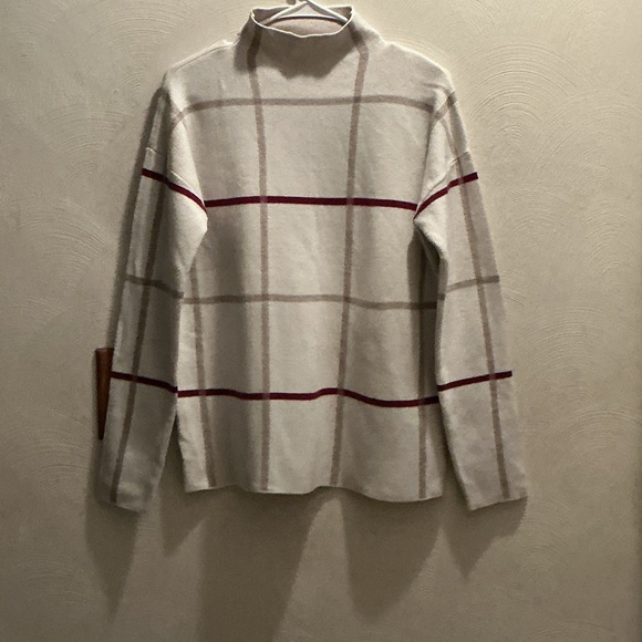 Tahari | Sweaters | Tahari Womens Large Window Pane Design Sweater In ...